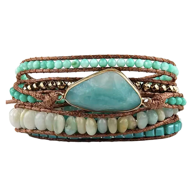 Pulsera Enrrollable Piedra - Agata (PEAG1148) – Talisman Joyeria